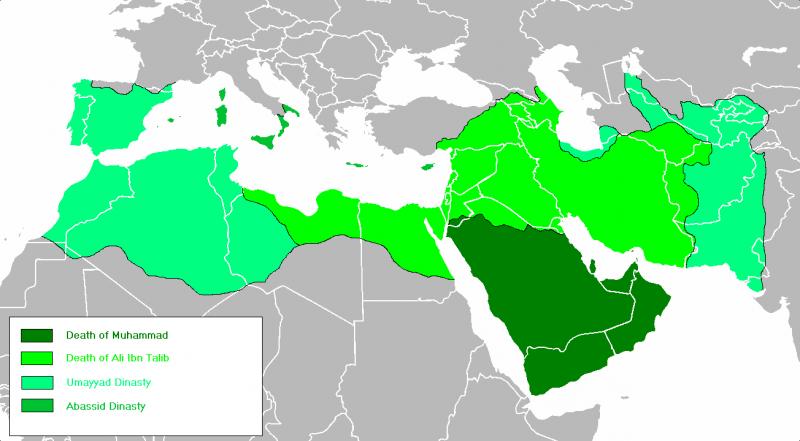 Islam Empire Map
