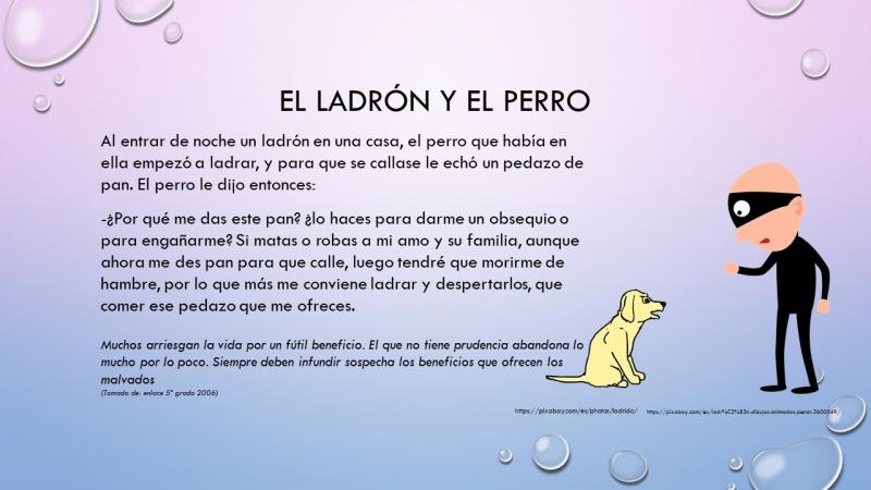 Quiz: El ladrón y el perro (lengua - 5º - Educación primaria - primaria ...