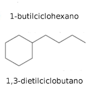 Matching Pairs: CICLOALCANOS (propano - cicloalcanos)
