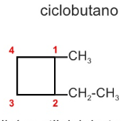 Matching Pairs: CICLOALCANOS (propano - cicloalcanos)