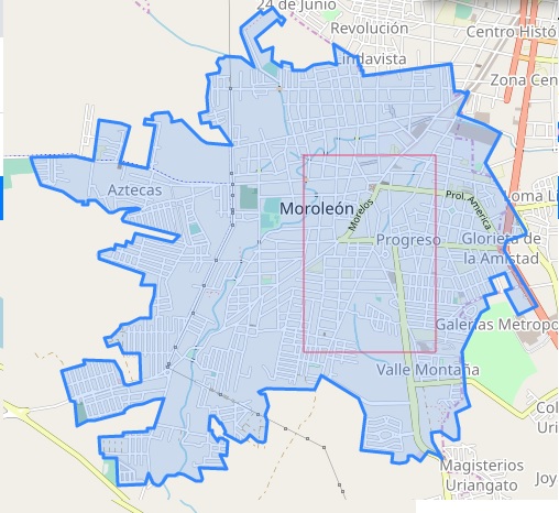Map Quiz: Ubicación geográfica (moroleón - geografía)