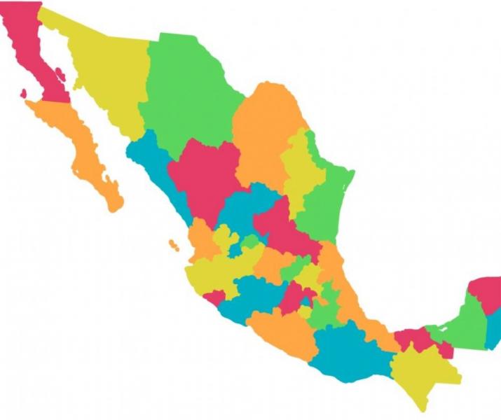 Print Map Quiz: Mapa Interactivo de México. (2º - Educación secundaria ...