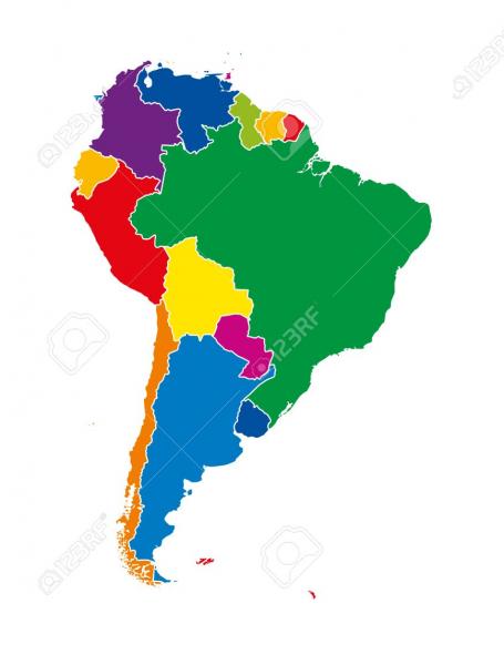 Map Quiz: Mapa del Pais (paises de latinoamericanos - paises - mirar)