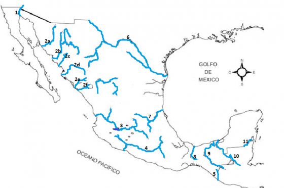 Imprimir Mapa Interactivo: Principales ríos de México (geografía - 1º ...