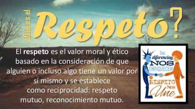 Slideshow: Yo Respeto y Tolero (Formación de personal - respeto ...