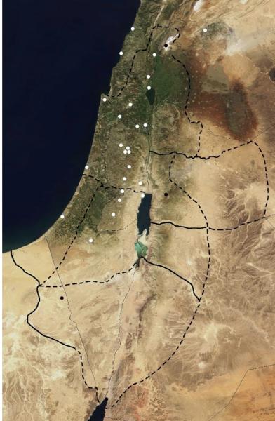 Map Quiz: Ancient Israel Map (Geography - General Knowledge - old ...