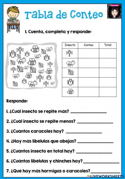 Map Quiz: TABLA DE DATOS 5° evaluación (Matemáticas - 5º - Primaria)