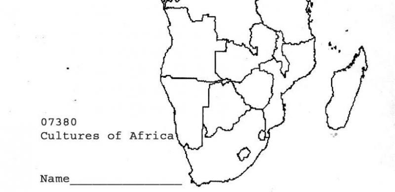 Map Quiz: Southern Africa Map Quiz (language - General Knowledge ...