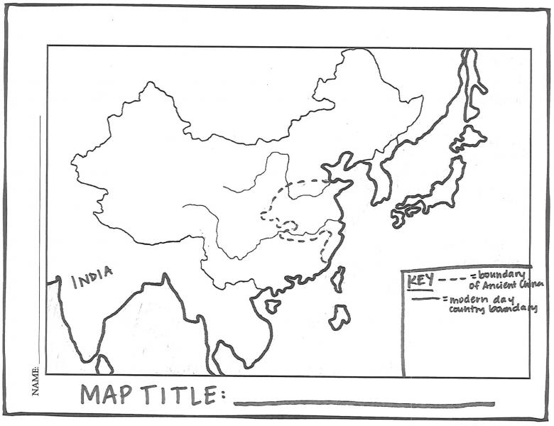 Map Quiz: Ancient China Map Quiz (Sociology - K11 - geography - ancient ...