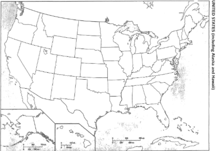 Print Map Quiz: US Map - Major Cities (Sociology - HS3 - us history ...