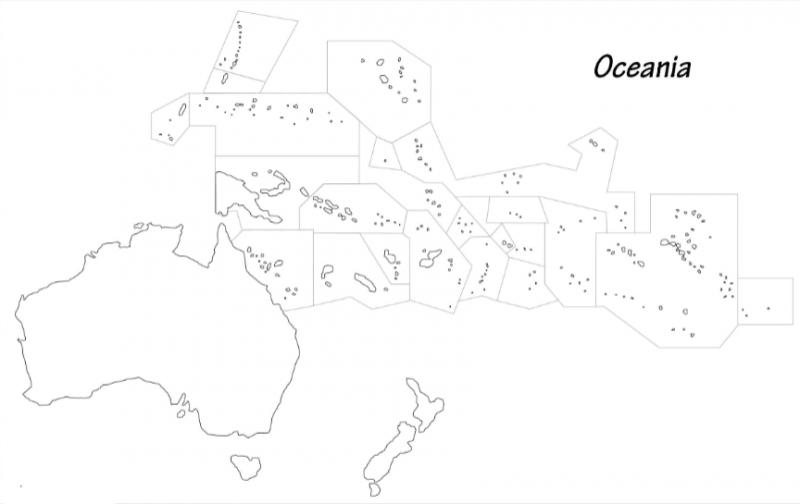 Print Map Quiz: Polynesia Geography (Sociology - HS1 - nj)