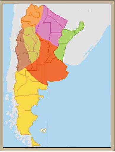 Map Quiz: Regiones geográficas de Argentina (D) (regiones geográficas ...