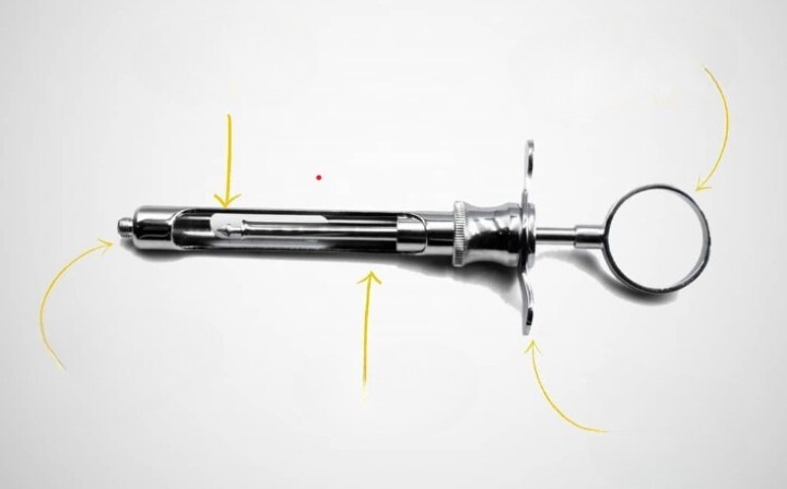 Print Map Quiz: Partes jeringa carpule (Formación de personal - dental ...