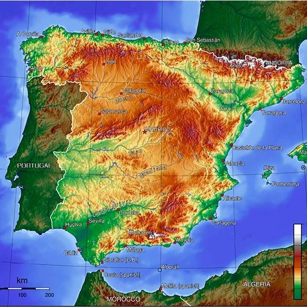 Yes or No: Mapa topográfico