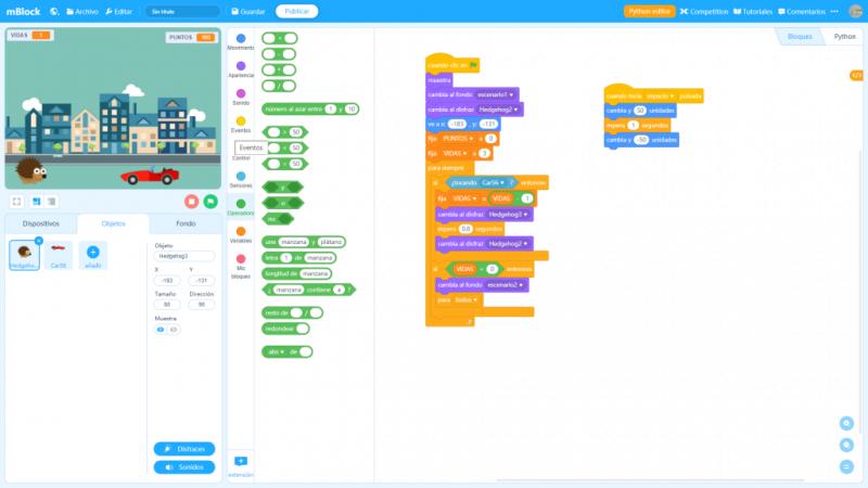 Map Quiz: Mapa Interactivo Mblock (10º - Secundaria - Tecnología ...