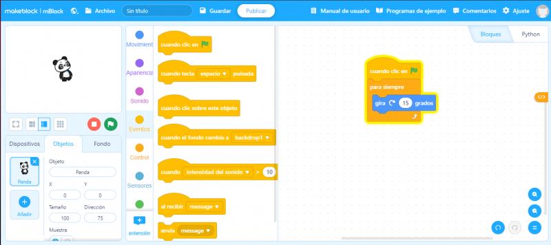 Print Map Quiz: PARTES DE MBLOCK (Formación de personal - mblock ...