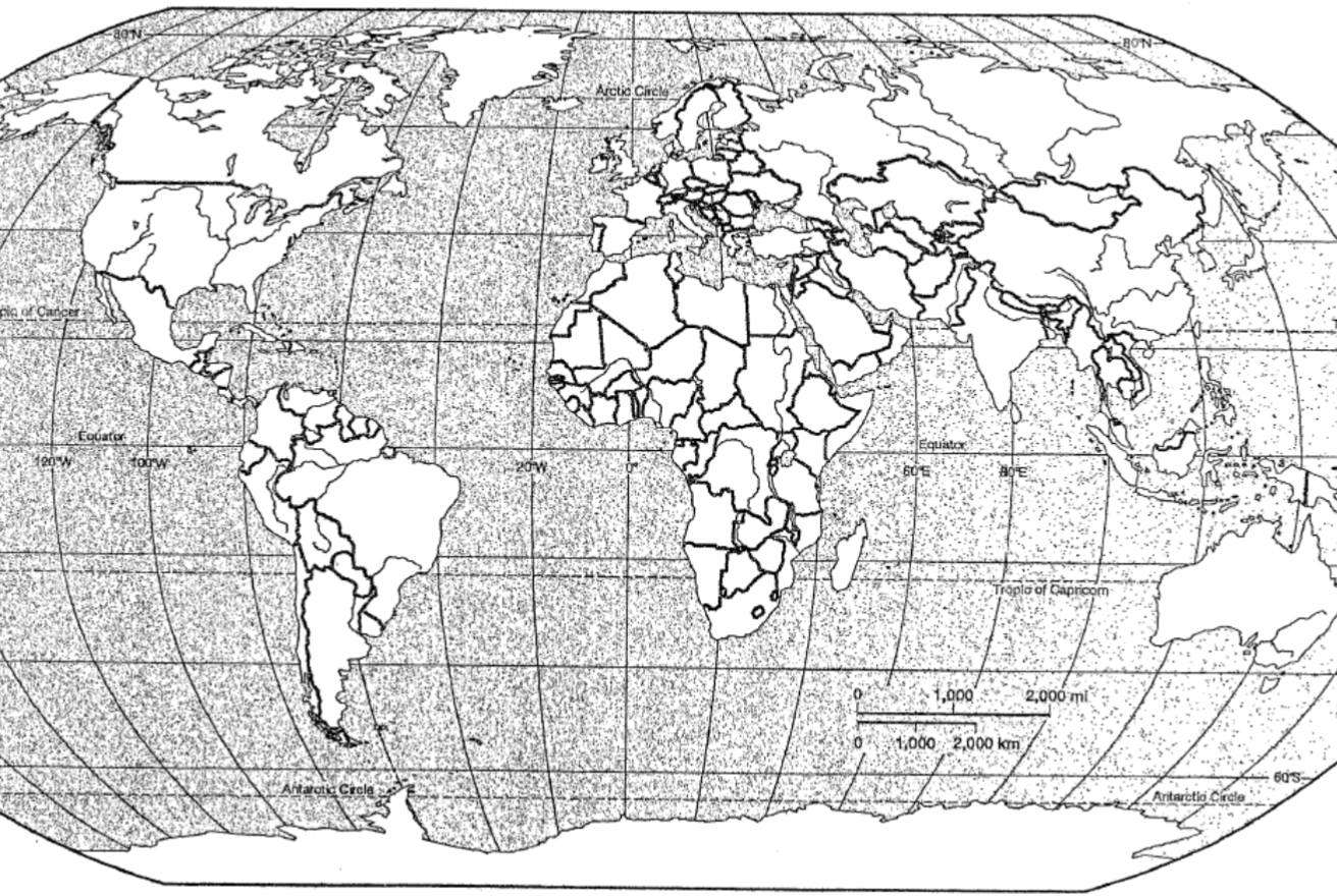Map Quiz: Countries (Landforms Map Quiz)
