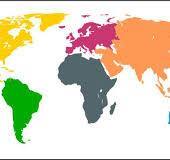 Print Map Quiz: Mapa de los continentes (tecnologia - 3º e.s.o.)