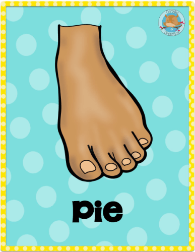 Print Matching Game: las partes del cuerpo humano ()