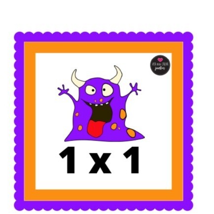 Print Memory Game: Memoria Matemática: Tablas de Multiplicar ()