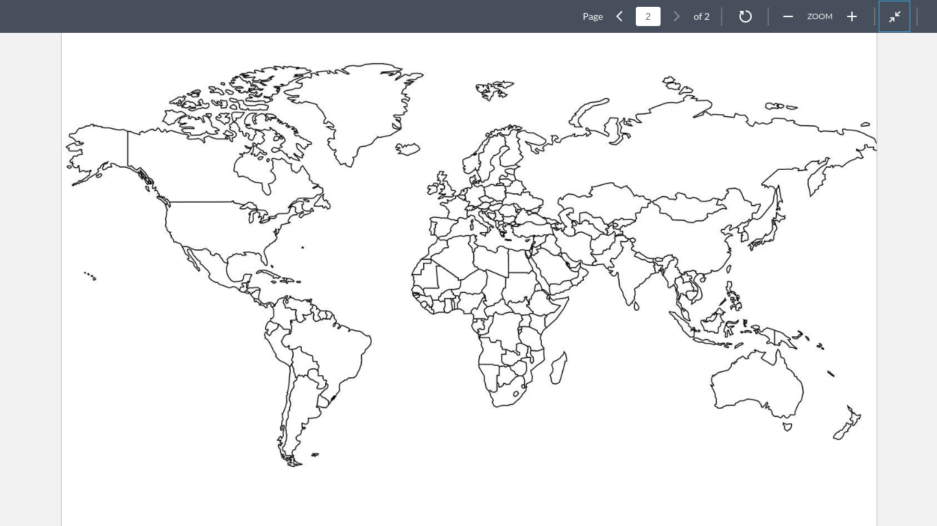 Print Map Quiz: Mallon AP World History 1st map quiz shuffle mode ()