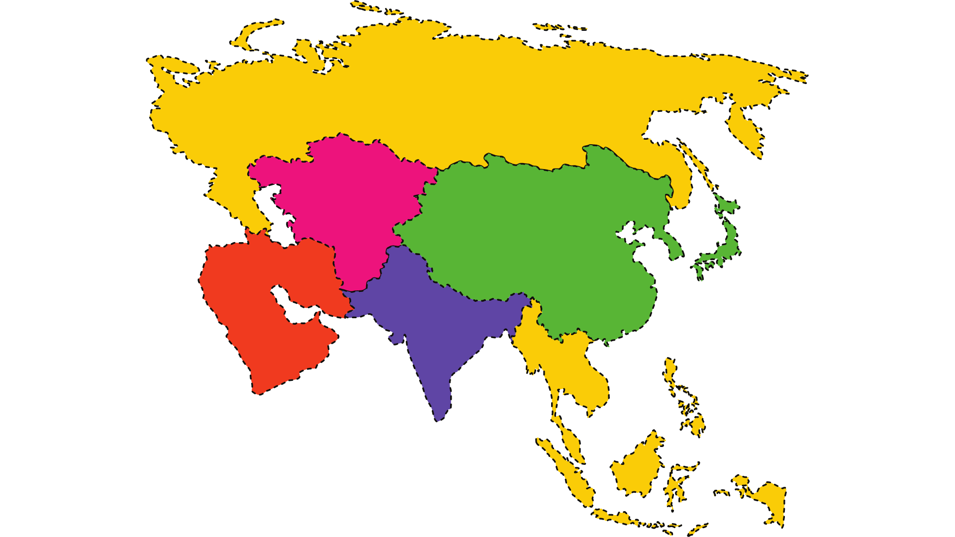 Map Quiz: Benua Asia (geography)