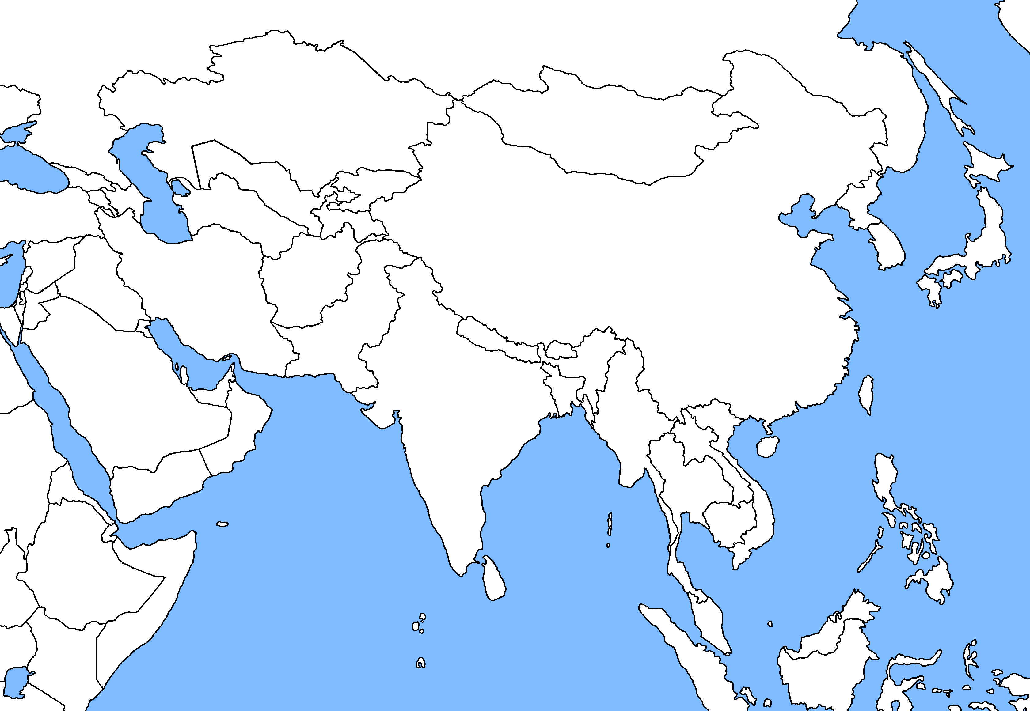 Mapa Interactivo: Map of Asia!