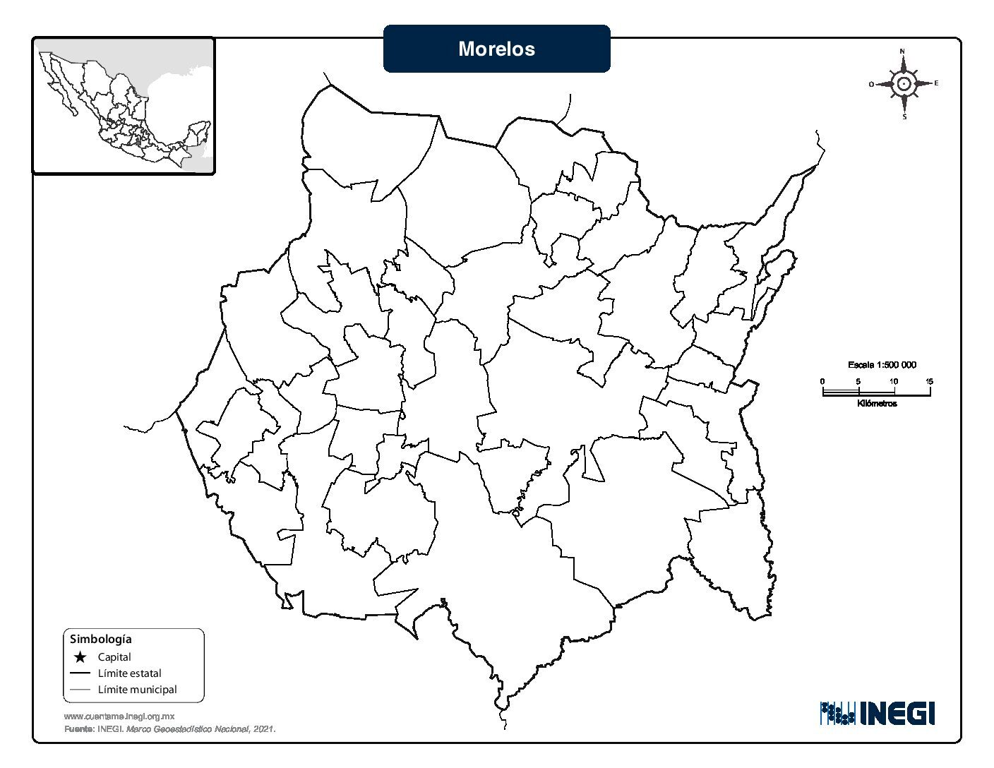 Mapa Interactivo: Municipios del Estado de Morelos (sociología - 3º ...