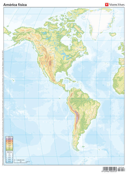 Print Map Quiz: mapa interactivo america (6º primaria - sociales - america)