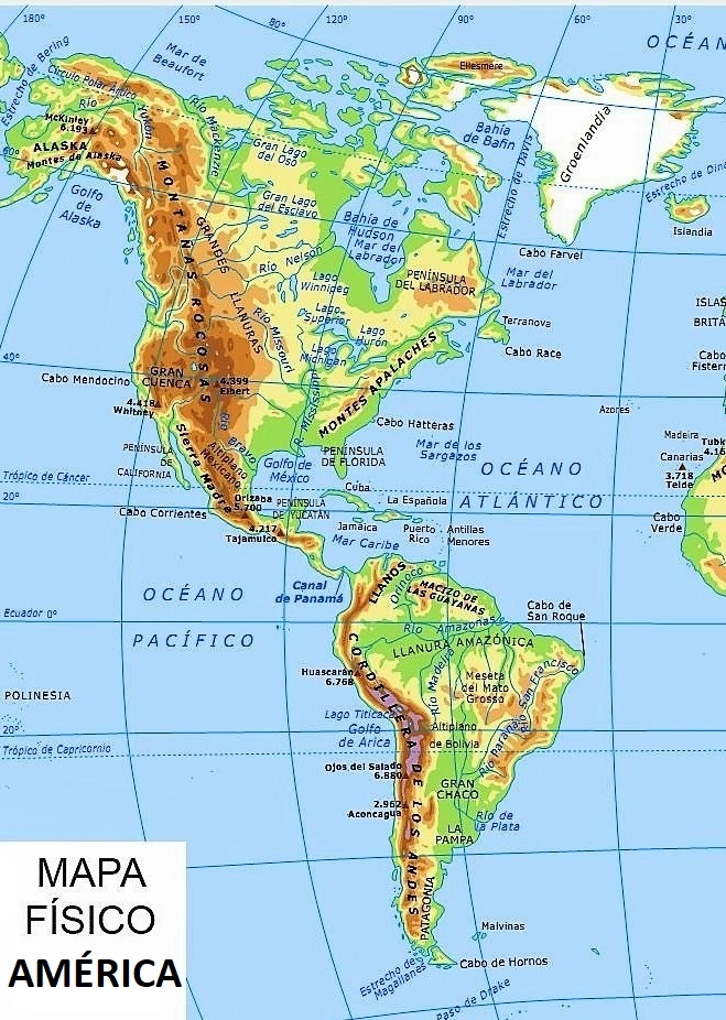 Mapa Interactivo: Mapa interactivo Climas de América (geografía ...