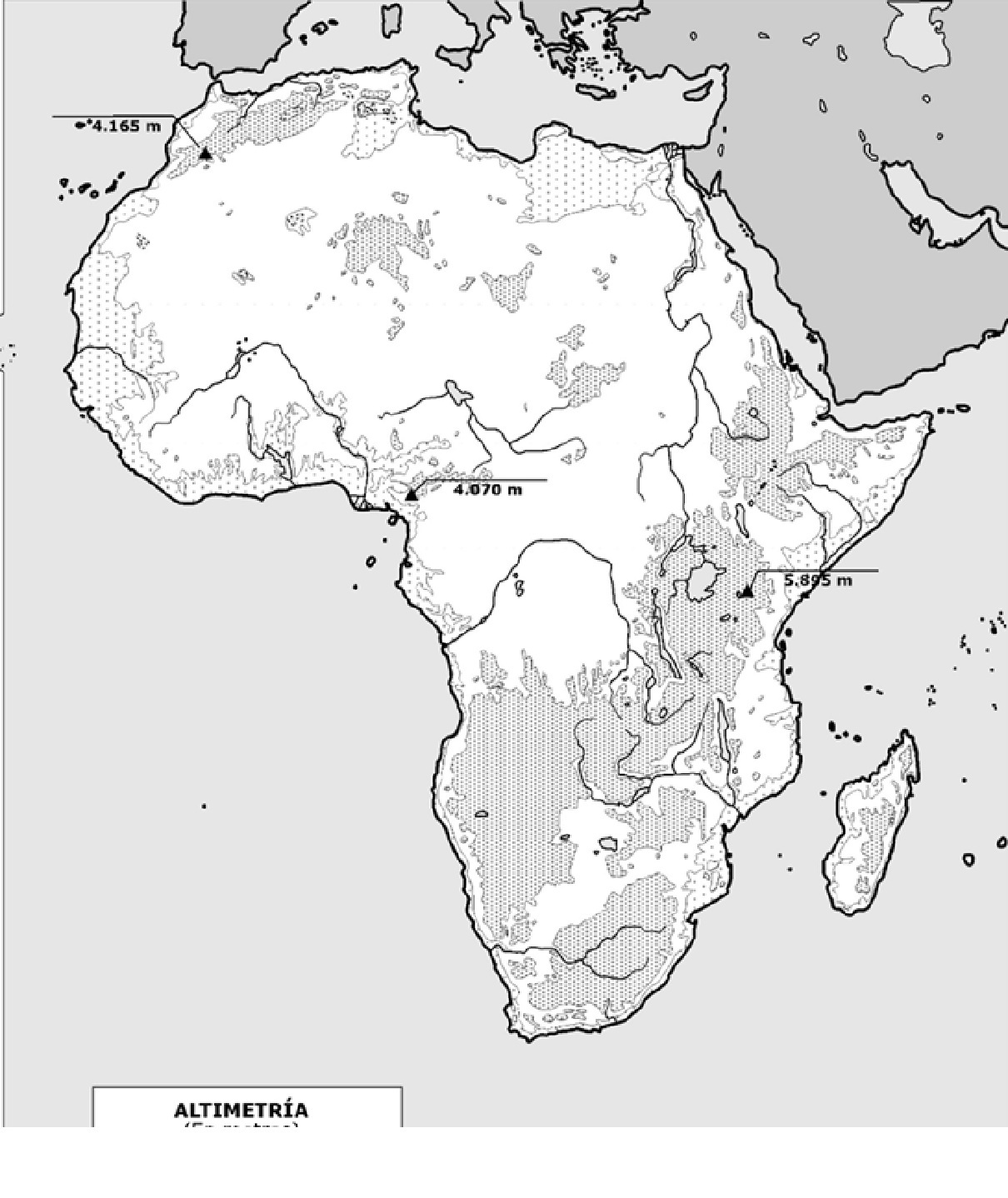 Mapa Interactivo: Mapa Fisico Africa Betania Patmos ok (geografía - 1º ...