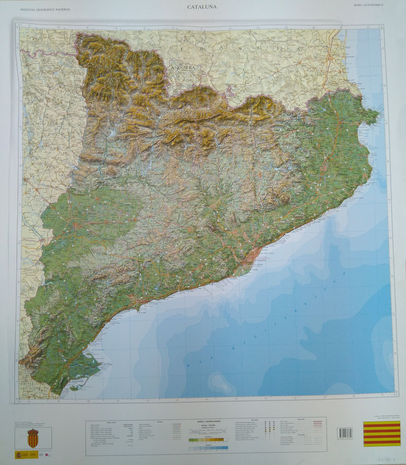 Mapa Interactivo: relleu de catalunya (geografía - 1º e.s.o.)
