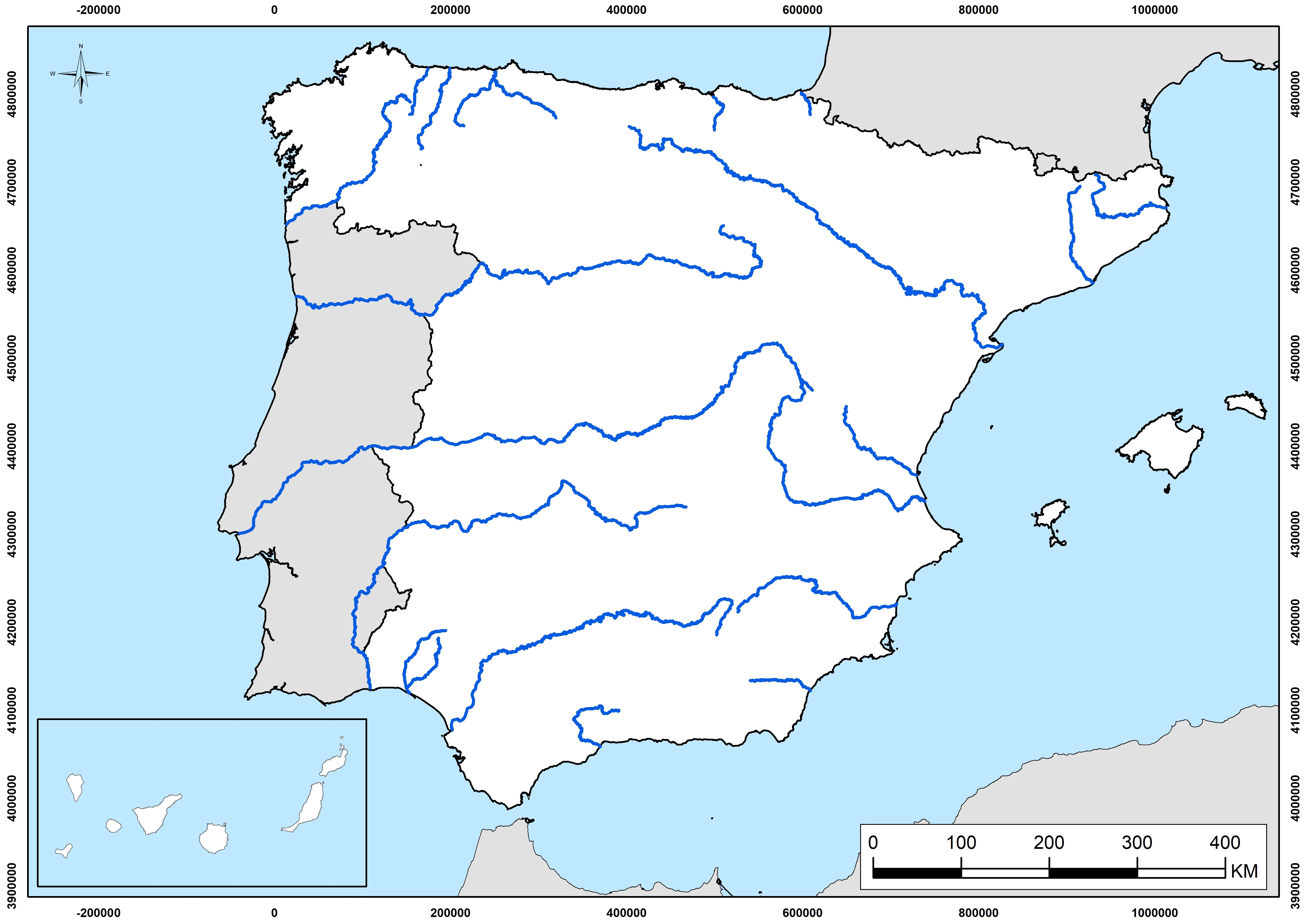 Mapa Interactivo: Ríos de España (biología - 5º primaria)