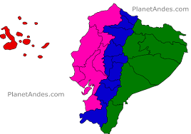 Mapa Interactivo: 4 REGIONES DEL ECUADOR