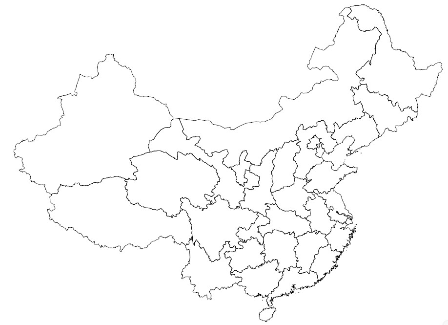 Map Quiz: 中国行政区划 - 自治区 (china)