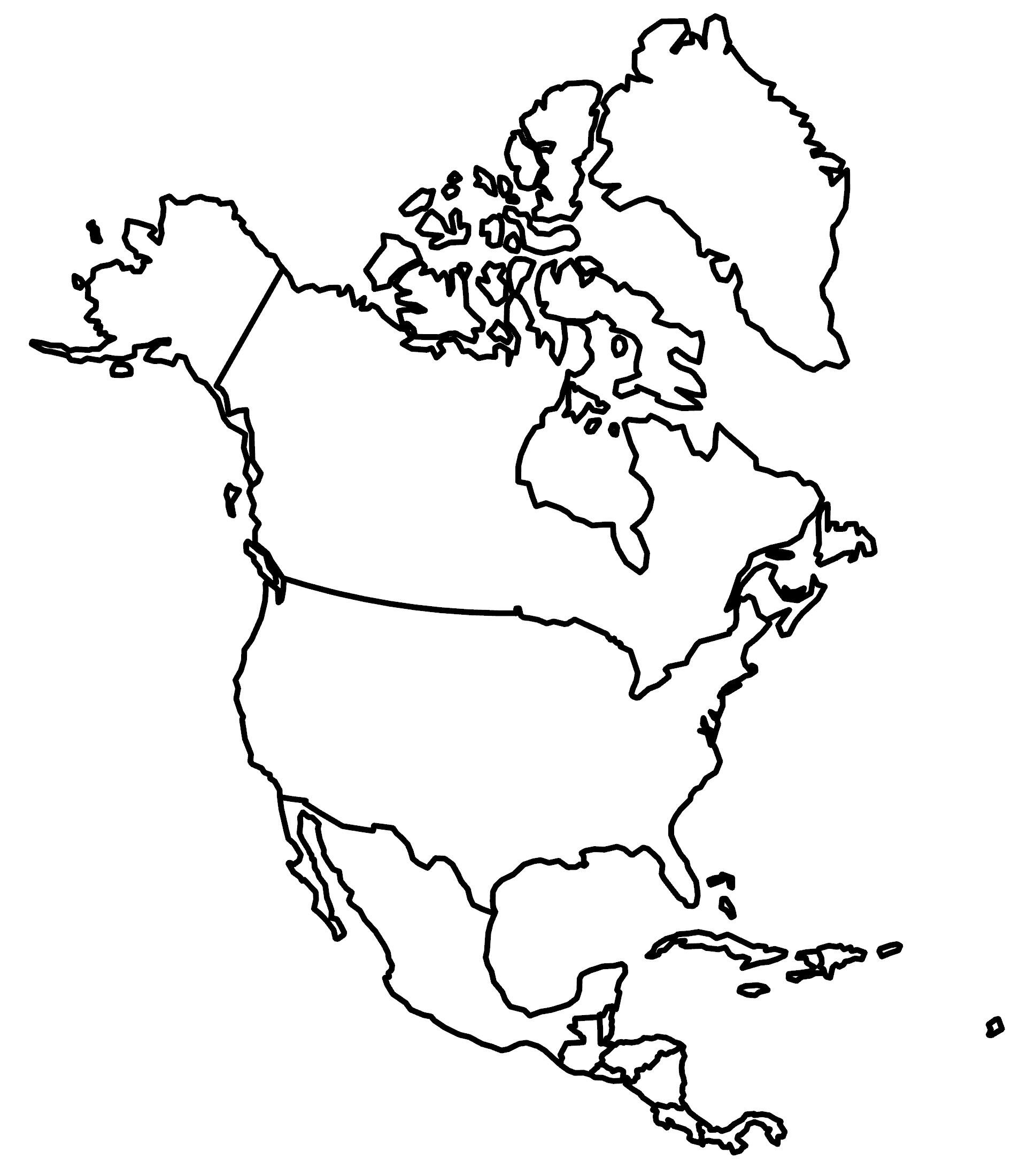 Mapa Interactivo: North America Map Quiz