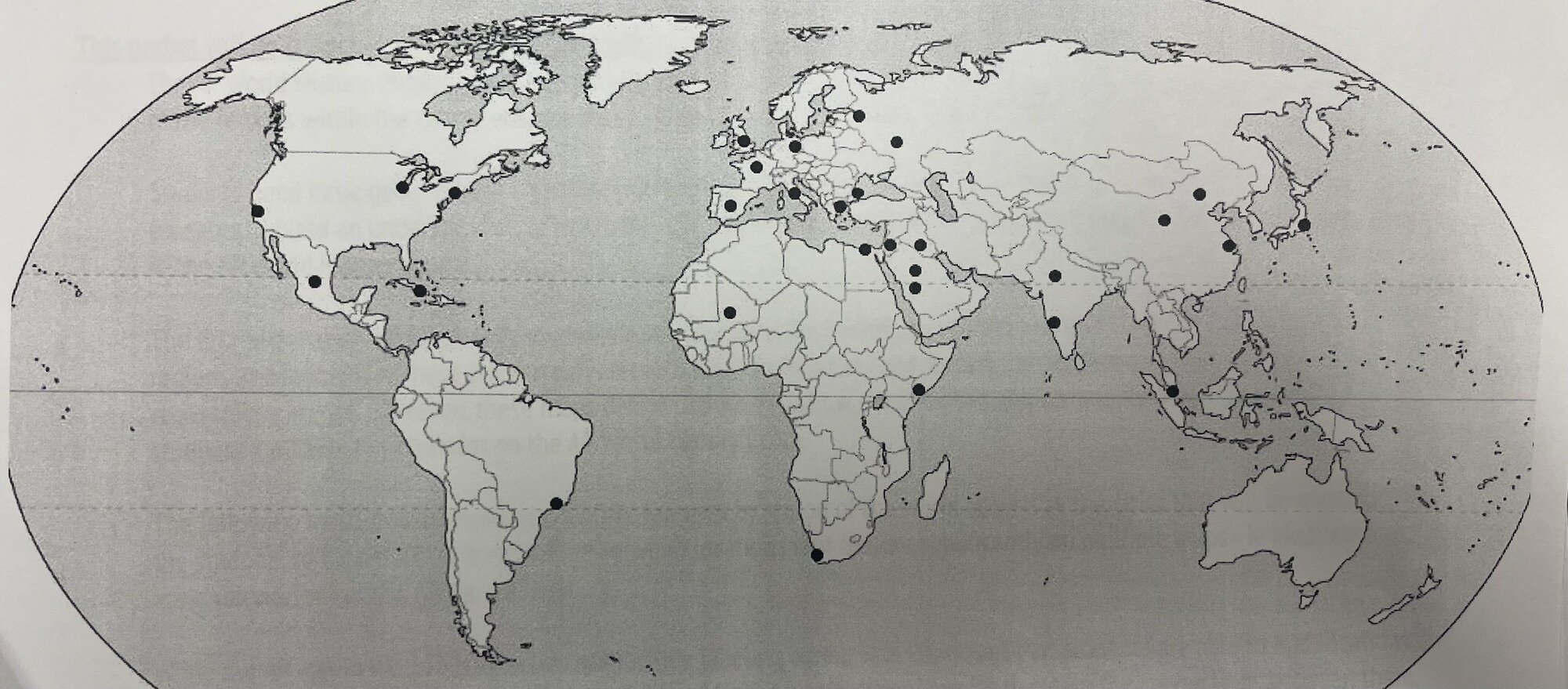 Map Quiz: AP World Map Test