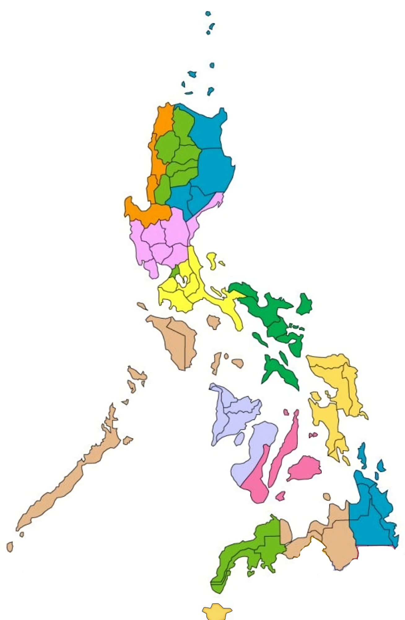 Map Quiz: Luzon, Visayas, and Northern Mindanao BLANK MAP QUIZ (región ...