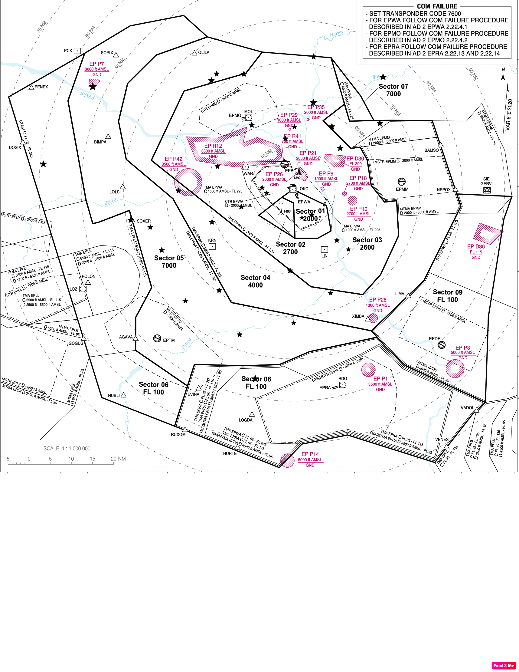 Map Quiz: Miasta TMA EPWA