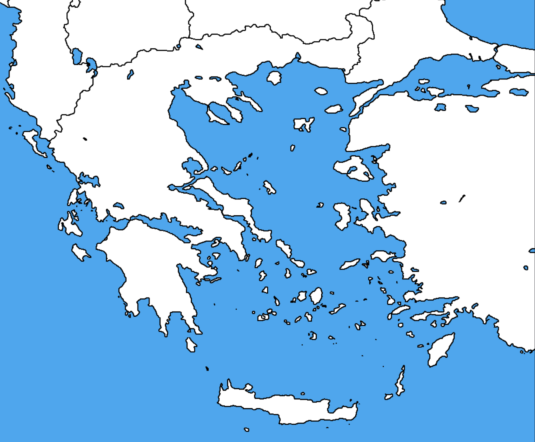 Map Quiz: Ancient Greece Map- Chapter FOUR