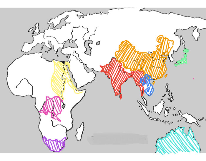Map Quiz: 1750-1900 Afro-Eurasian States - Jasper HS Humanities