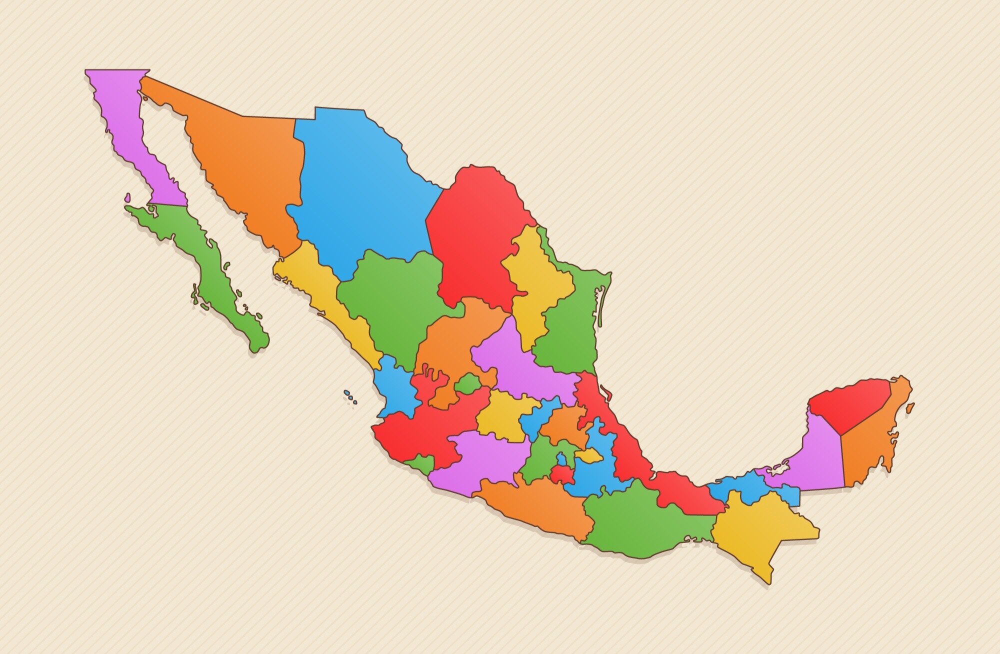 Mapa Interactivo: Mapa Interactivo de la República Mexicana (geografía ...