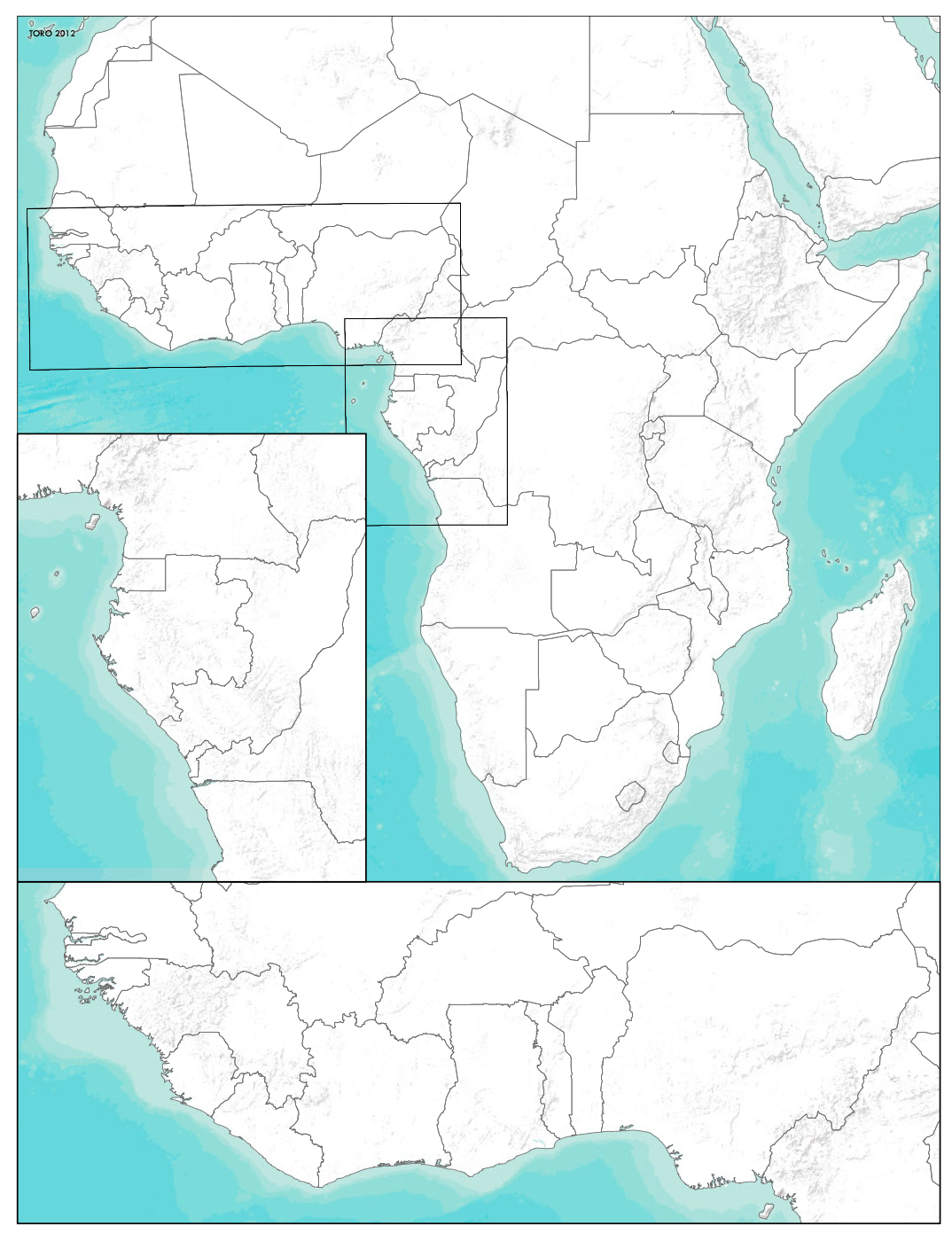 Map Quiz: Sub-Saharan African Map Quiz