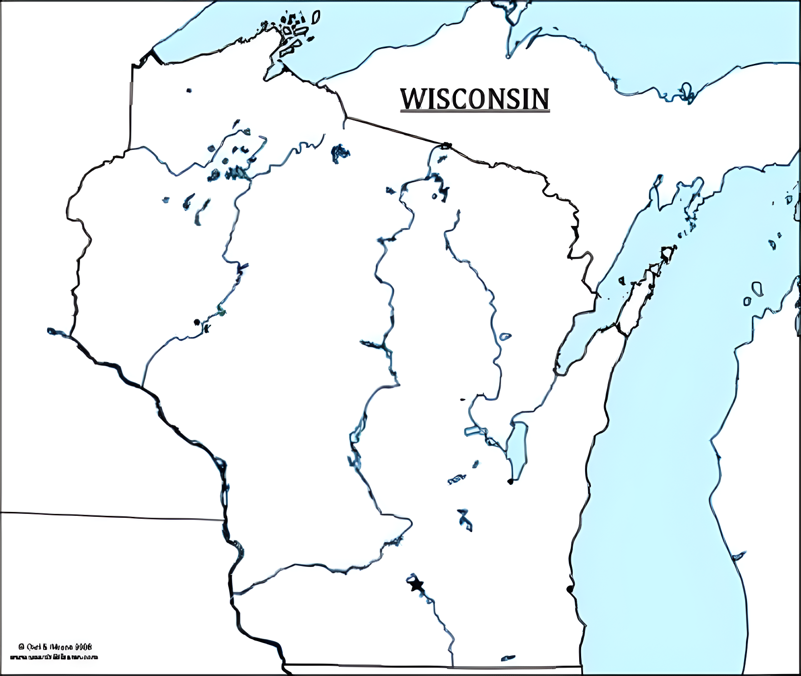 Map Quiz: Wisconsin Geography Map Quiz Practice