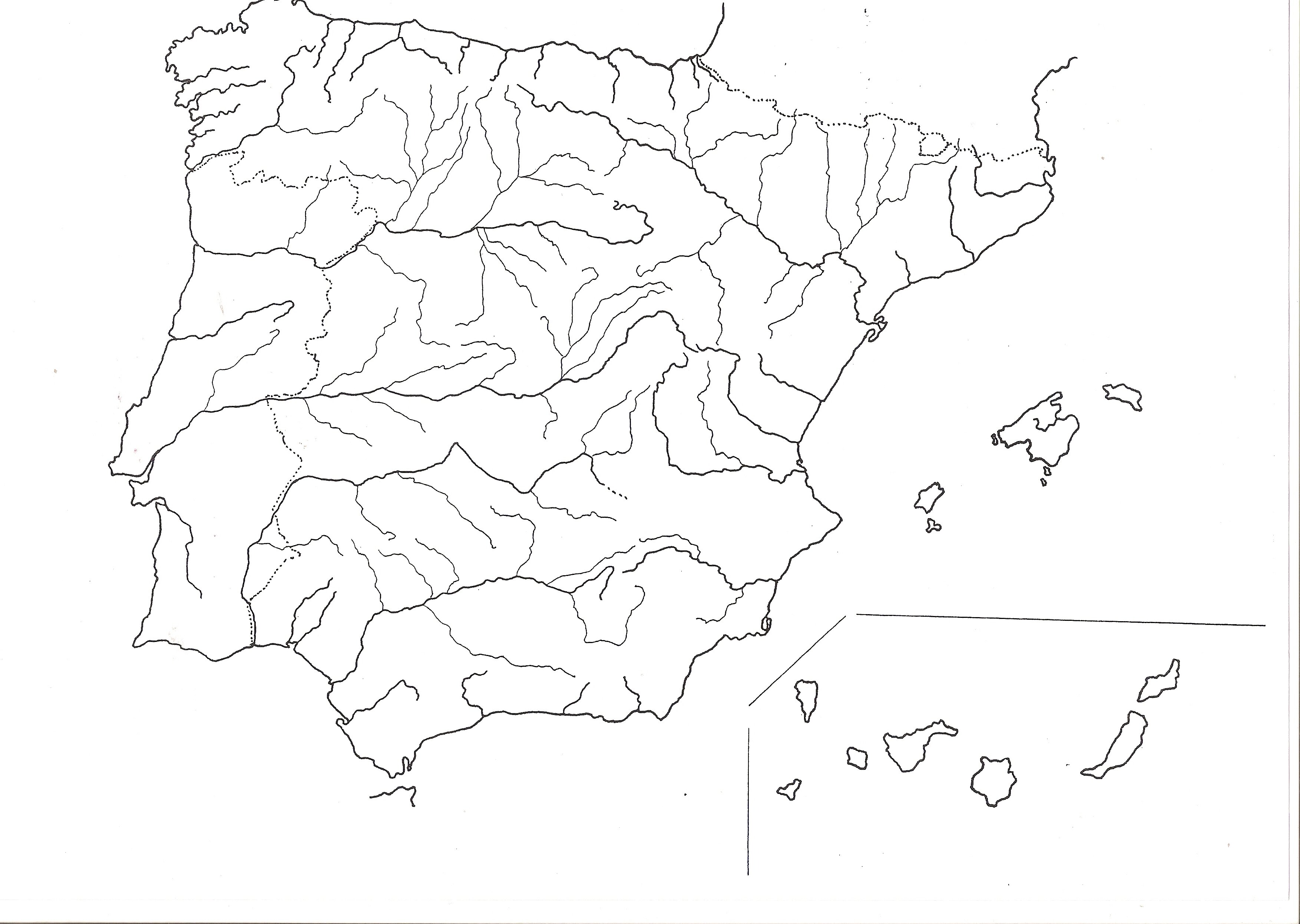 Map Quiz: Rios España