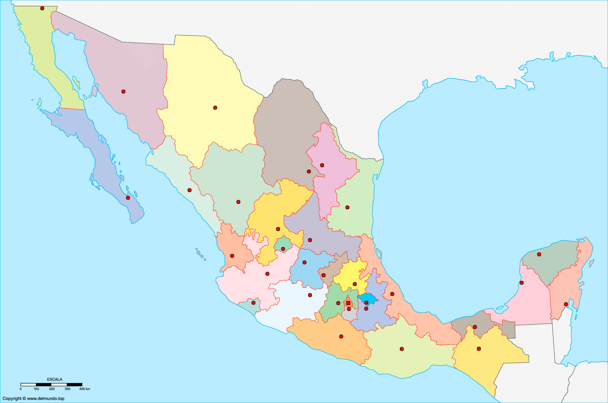 Mapa Interactivo: Estados de México