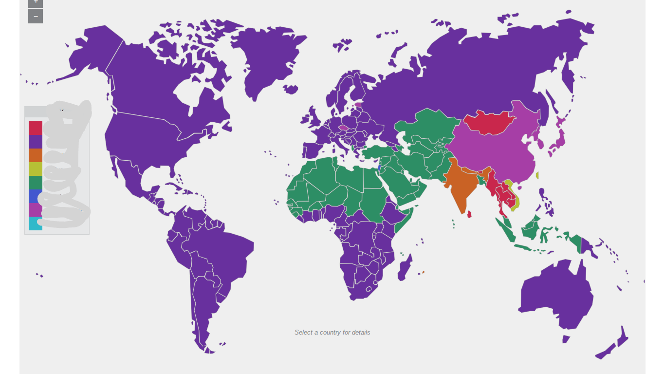 Map Quiz: Most Popular Religion of Countries (religion - geography ...