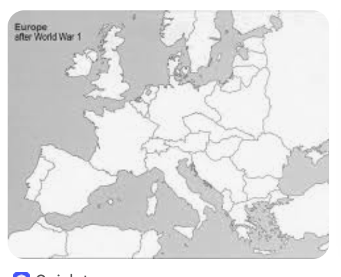 Map Quiz: europe after ww1