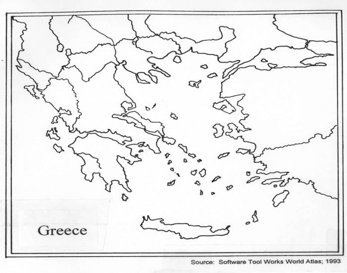 Map Quiz: Ancient Greece Map Activity (world history - ancient greece ...