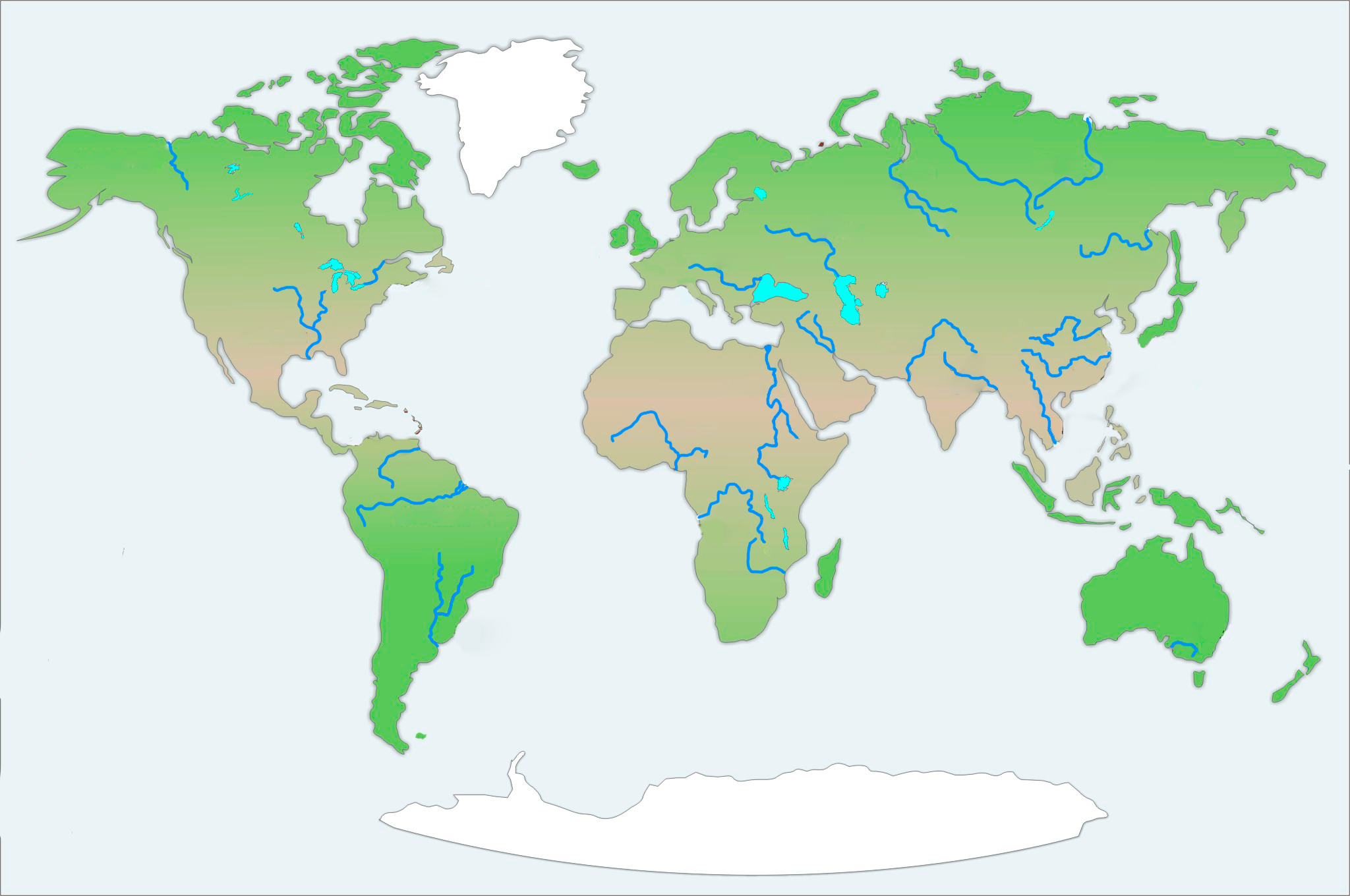 Mapa Interactivo: Grandes ríos del mundo (geografía - ríos - ríos del ...